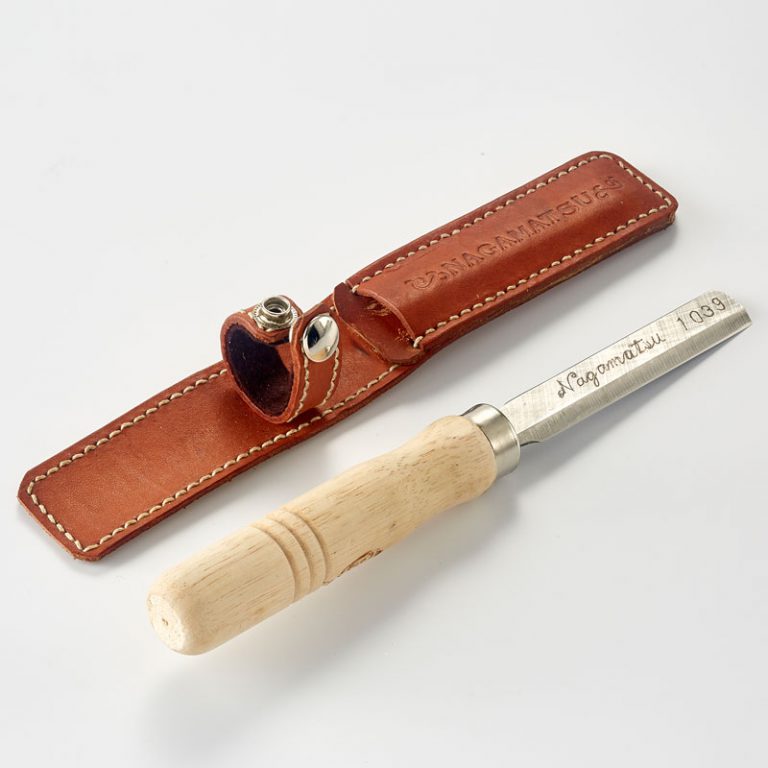 Nagamatsu steel bevel edge reed knife - Le roseau chantant